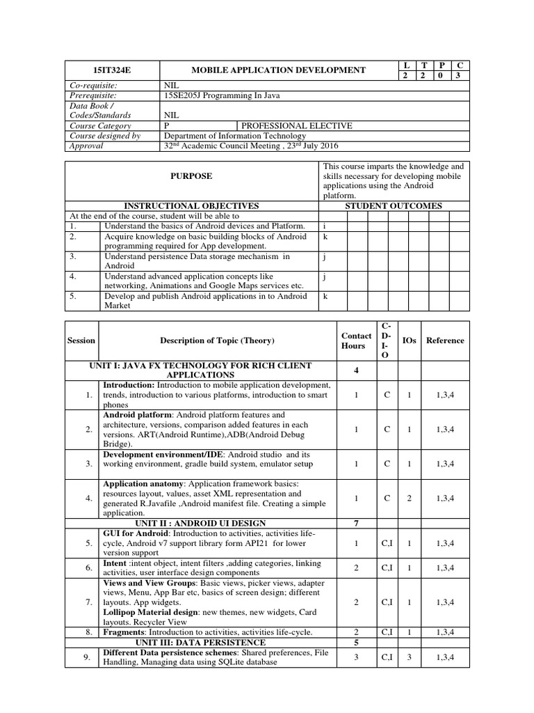 Co-Requisite: Prerequisite: Data Book / Codes/Standards Course Category ...