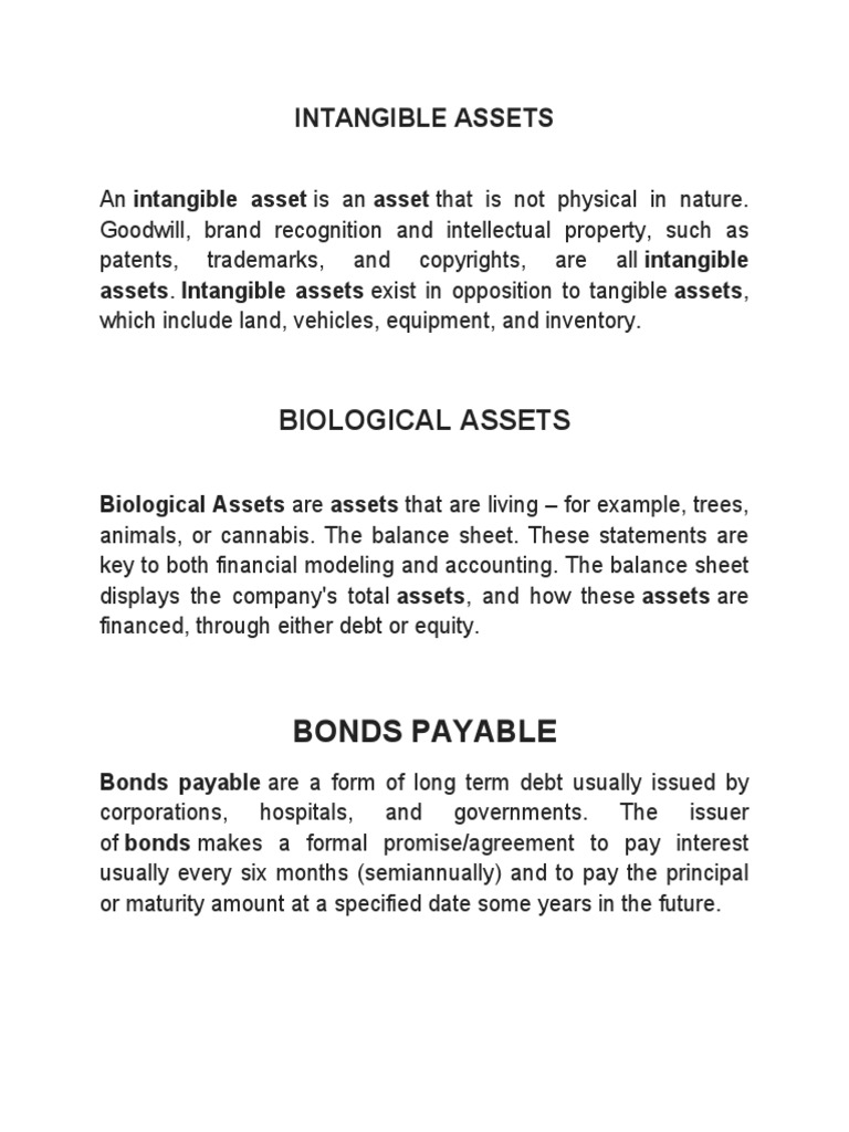 Intangible Assets | PDF