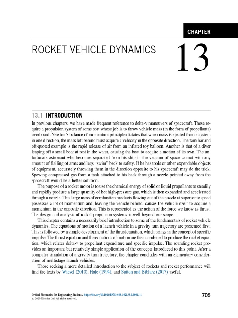 Rocket Vehicle Dynamics Overview | PDF | Multistage Rocket | Rocket