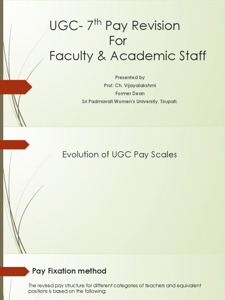 Evolution of UGC Pay Scales PDF | PDF | Teaching Mathematics