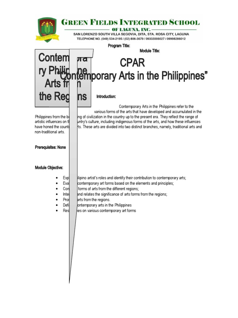 MODULE CPAR Unit II | PDF | Philippines