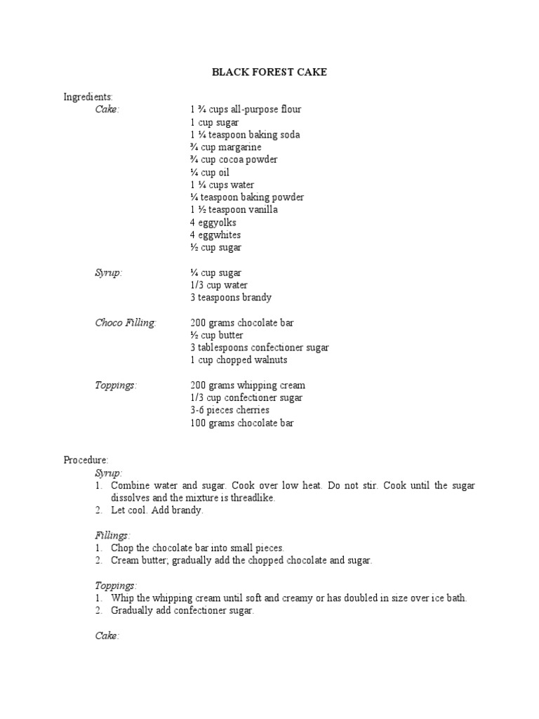 Baking Recipes | PDF | Cakes | Foods