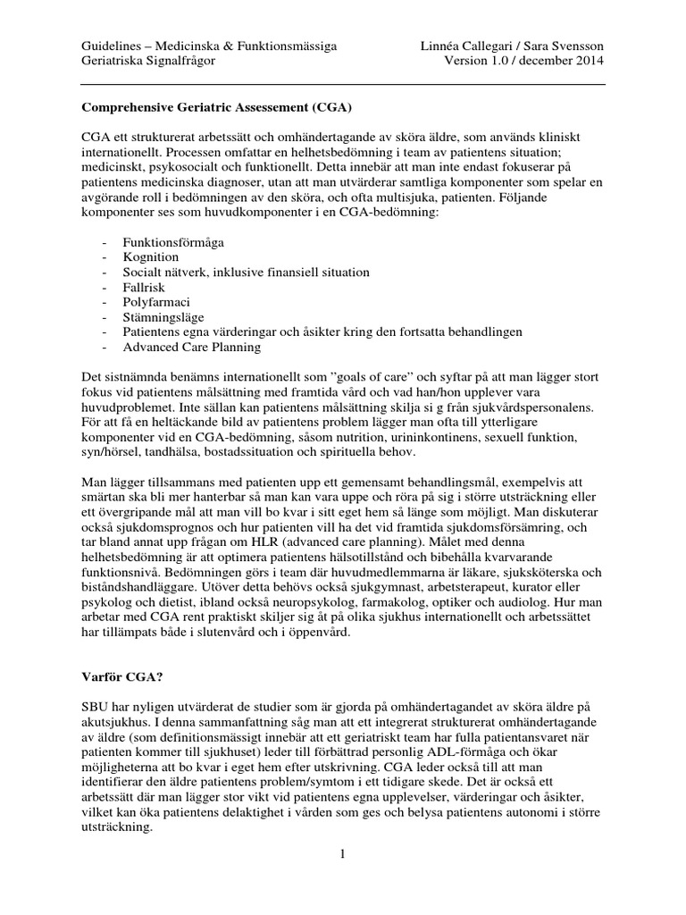Cga Vara Guidelines PDF | PDF