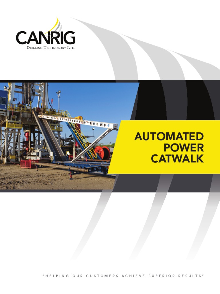 Automated Power Catwalk | PDF | Crane (Machine) | Drill