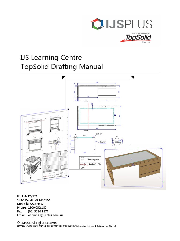 IJSPLUS Learning Centre - TopSolid Drafting Manual | PDF | Icon (Computing) | Menu (Computing)
