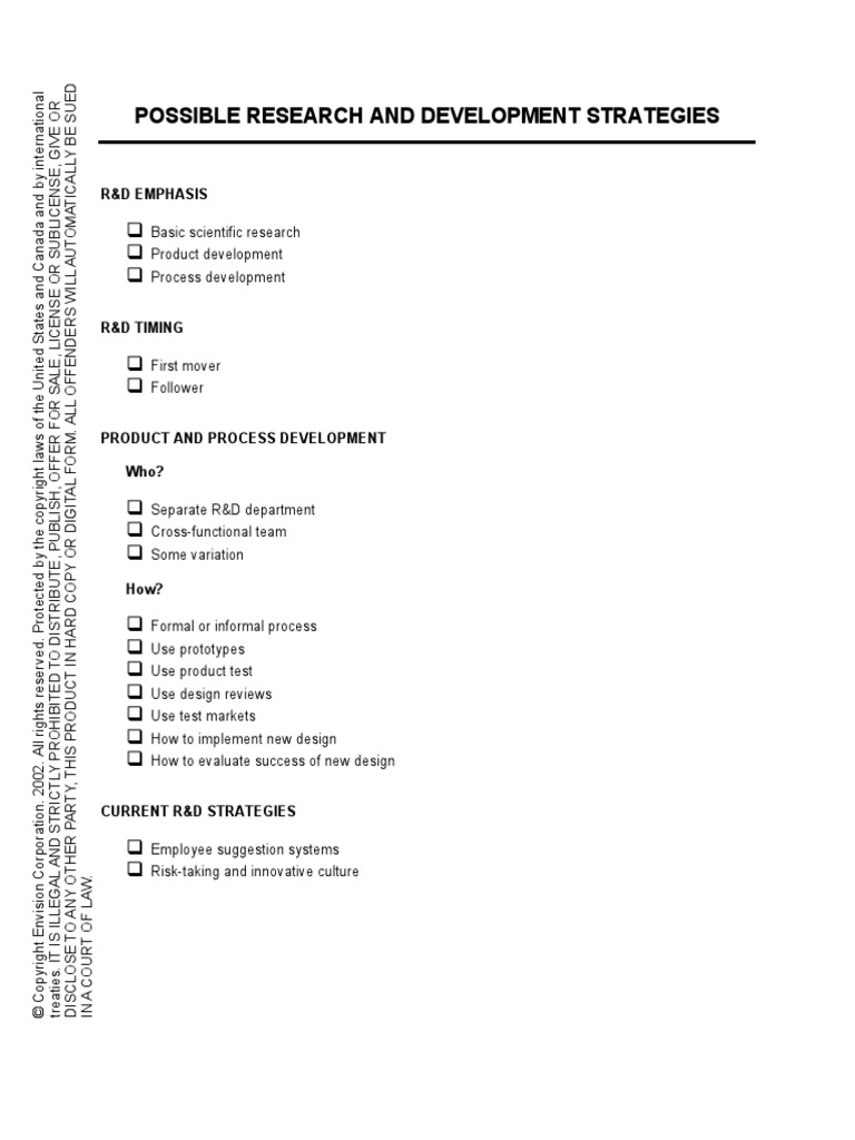 Research and Development | PDF | Copyright | Business Law