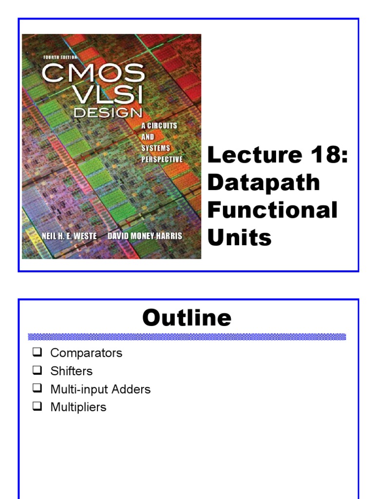 Lect18 Datapath | PDF | Digital Electronics | Electronic Design