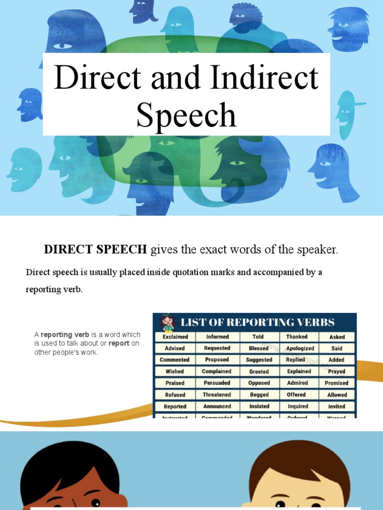 Direct and Indirect Speech Grade 8 | PDF | English Language | Verb