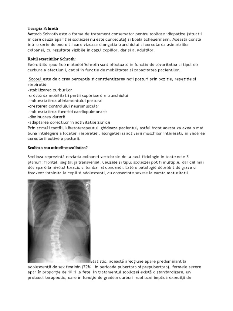 Terapia Schroth | PDF