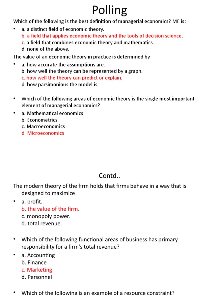 Important Eco Questions | PDF