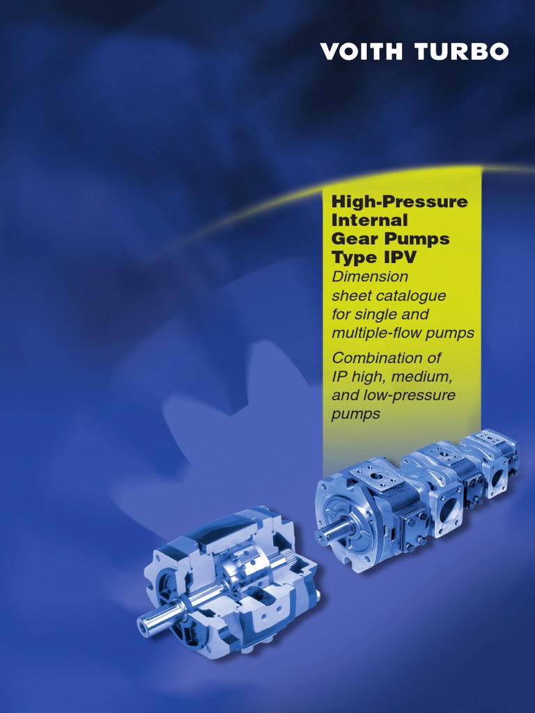 Voith Gear Pump Recommendation | PDF | Pump | Gear