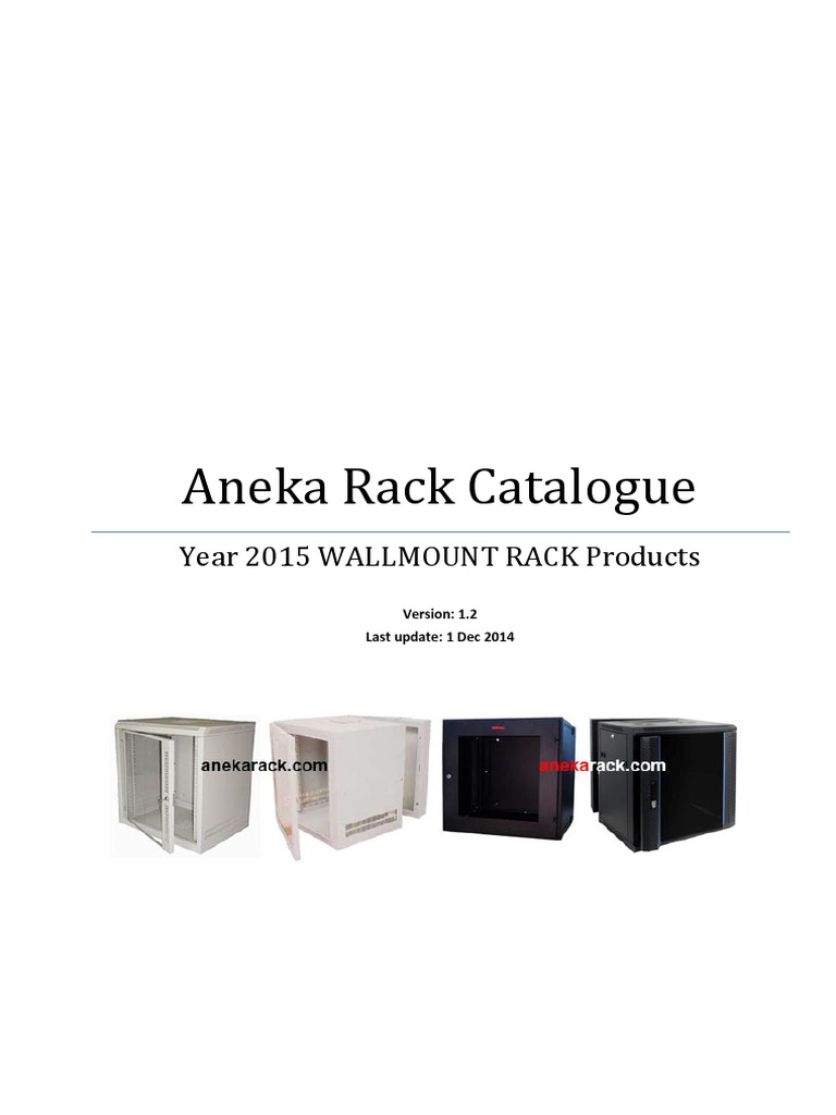 Aneka Rack Wallmount Catalogue 2015 | PDF | Electronics | Equipment