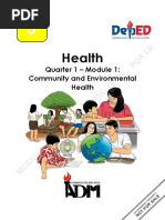 MAPEH (Health) : Quarter 1 - Module 1: Community and Environmental Health | PDF | Learning ...