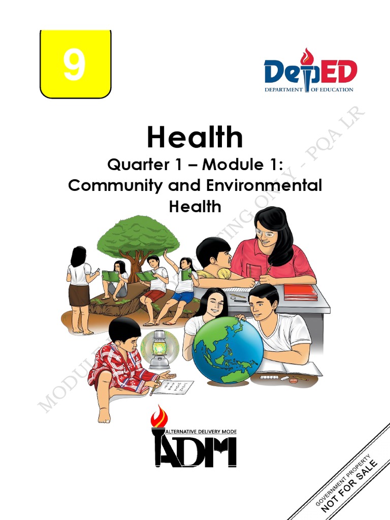 Health: Quarter 1 - Module 1: Community and Environmental Health | PDF ...