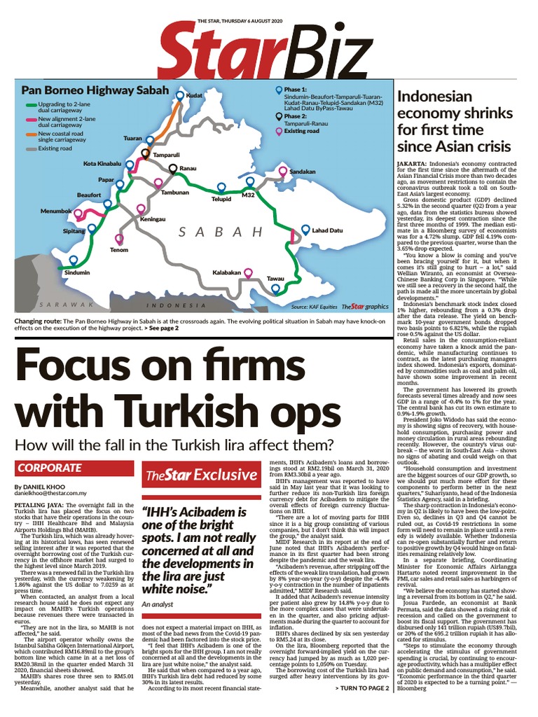 The Star Malaysia - StarBiz - 2020 08 06 | PDF | Recession | Economies