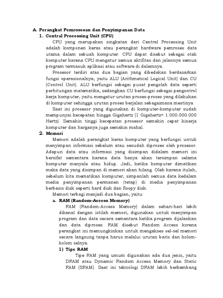 LKS Informatika Kelas VII Sem 1 | PDF