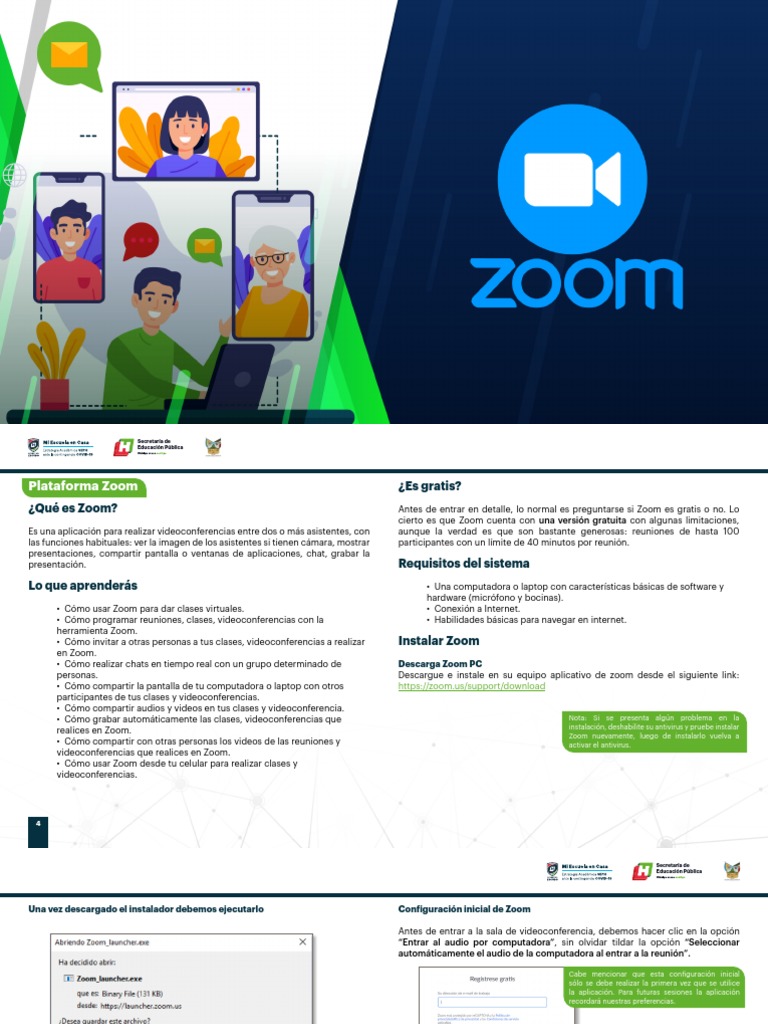 Manual Completo para para Utilizar Zoom PDF | PDF | Videotelefonía ...