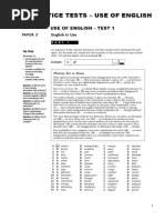 Cambridge c1 Use of English Book 1-3 | PDF | Teaching Methods & Materials