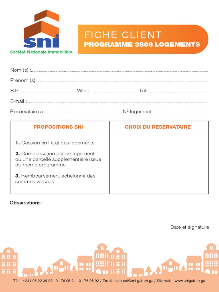 Fiche Client | PDF | Affaires