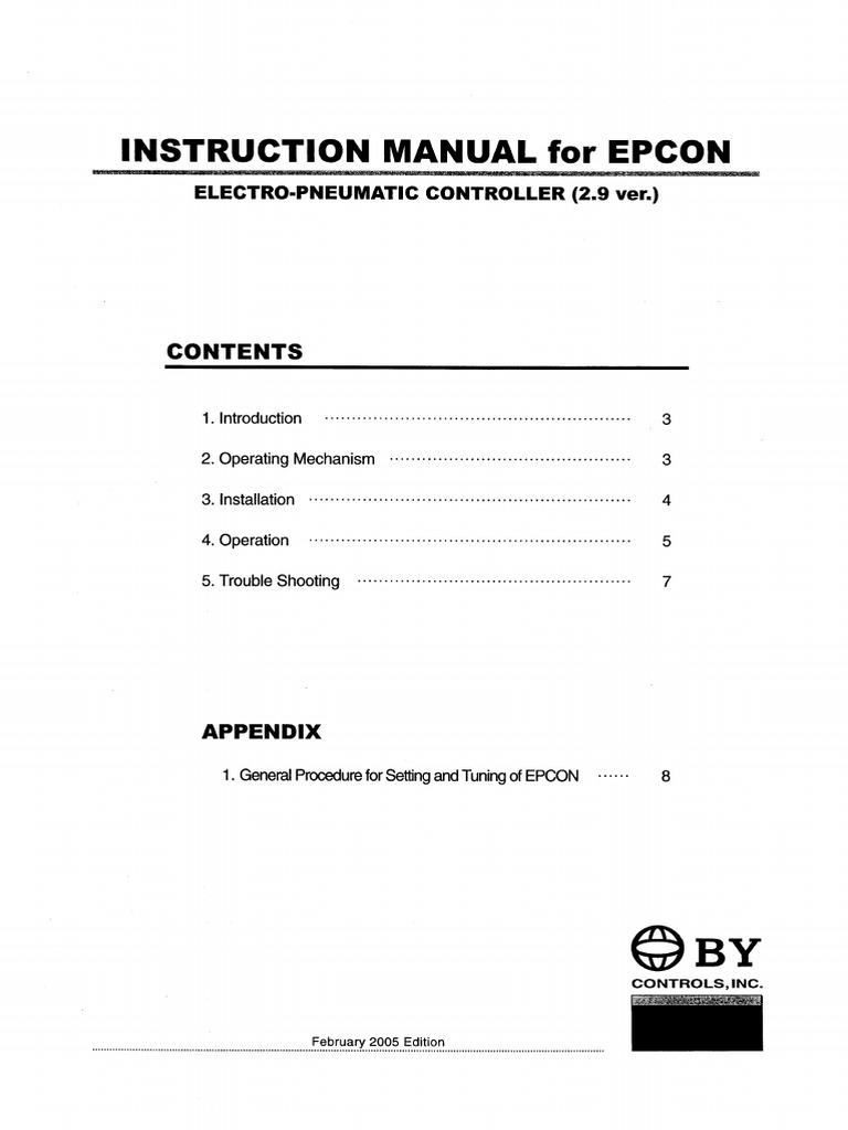 Epcon Manual | PDF