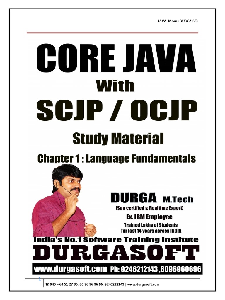 Language Fundamentals | Download Free PDF | Integer (Computer Science) | Reserved Word