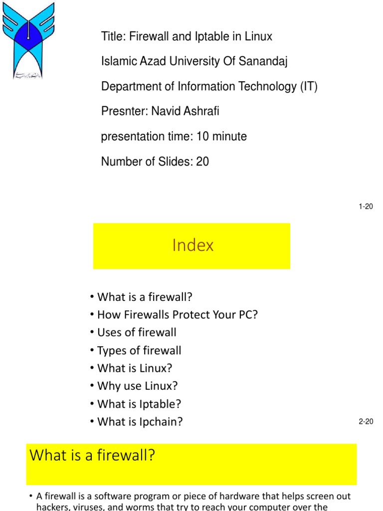 Iptables | Download Free PDF | Linux | Firewall (Computing)