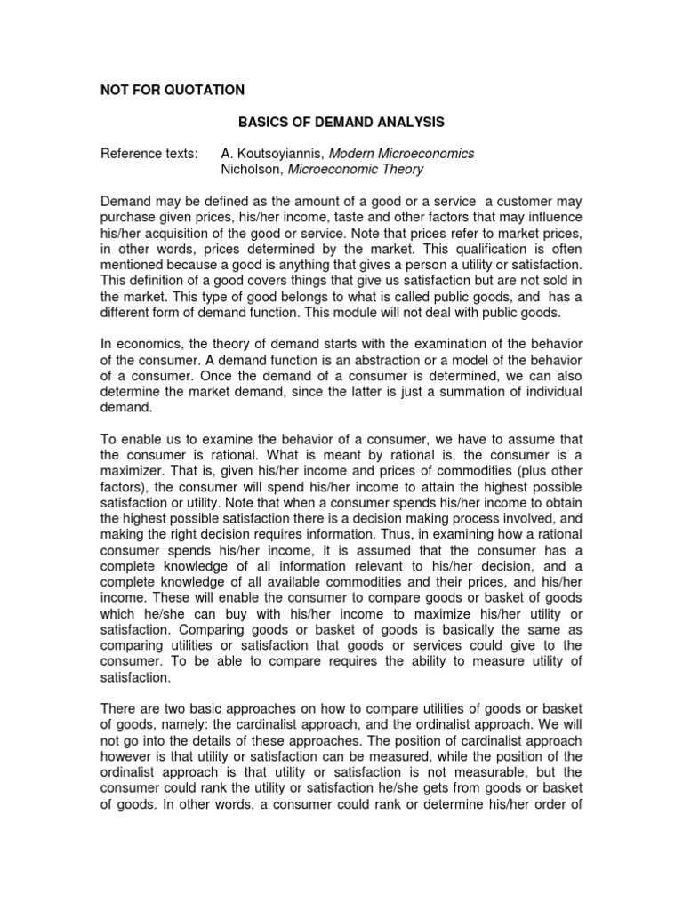 Basics-of-Demand-Analysis Acctg | PDF | Demand | Price Elasticity Of Demand