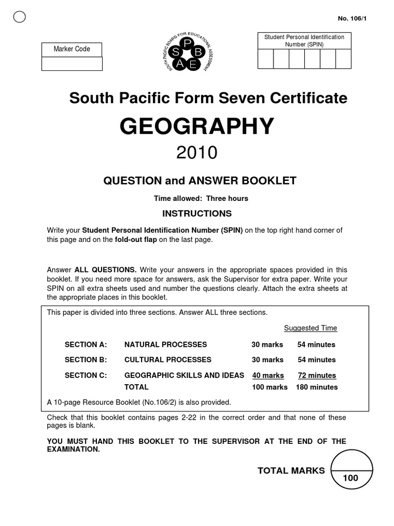 Geography: South Pacific Form Seven Certificate | PDF | Rainforest ...