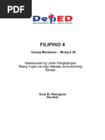 Liham Pangkaibigan - SDLP | PDF