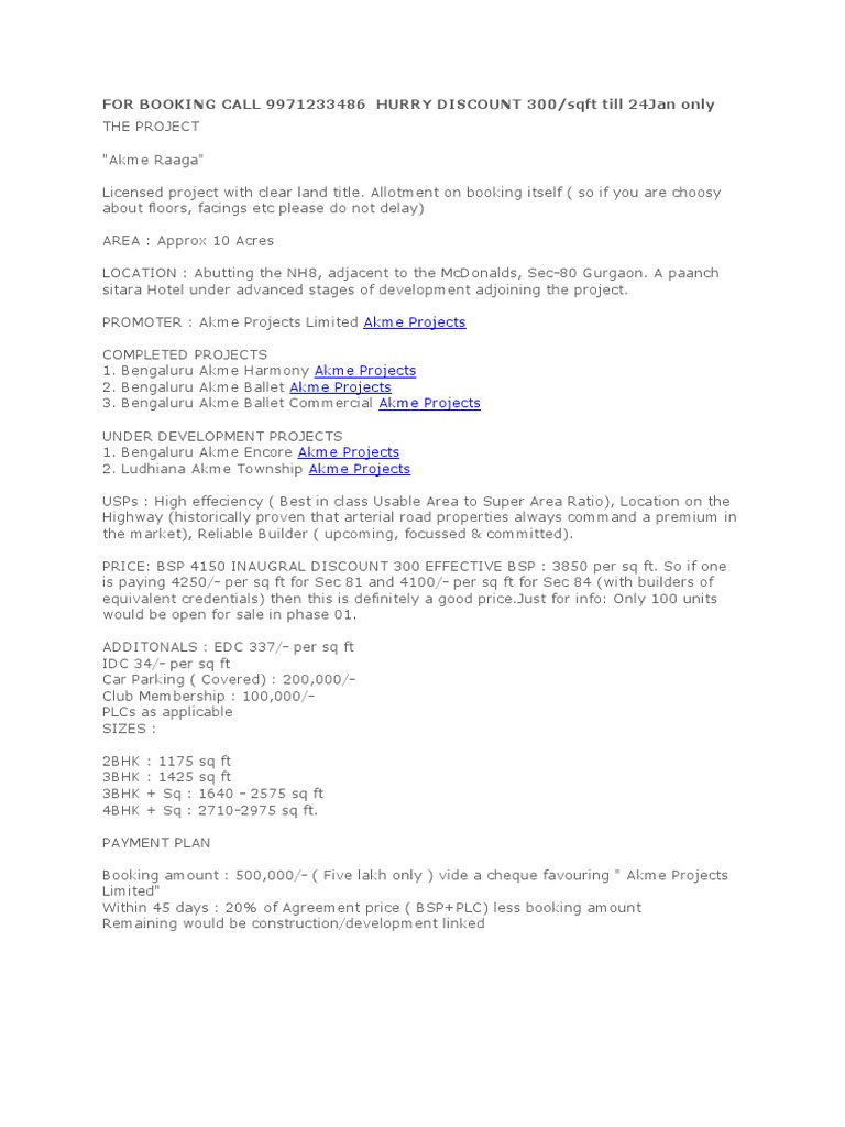 Gurgaon Real Estate Opportunity | PDF