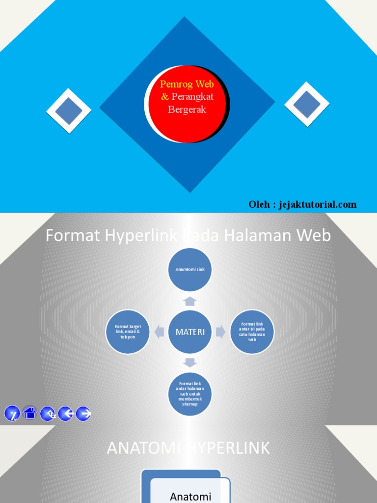 Materi 5 - Format Hyperlink Pada Halaman Web | PDF