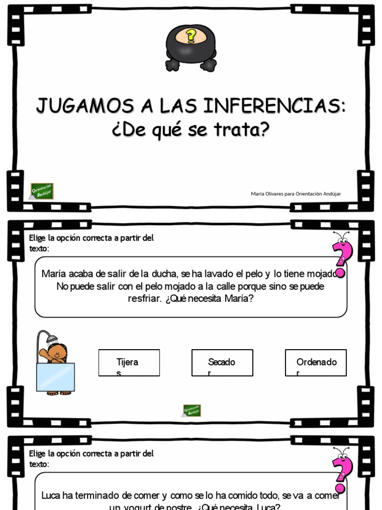 Juego de Inferencias | PDF