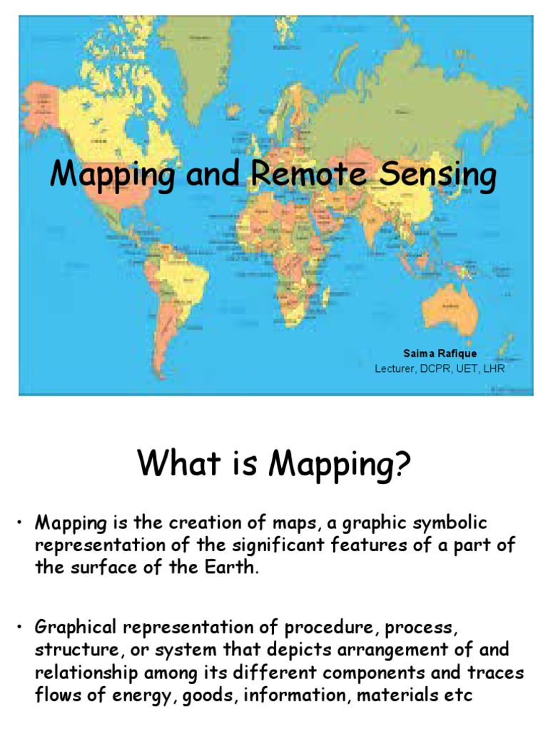 Lec-1 - Introduction To Mapping | PDF | Map | Ptolemy