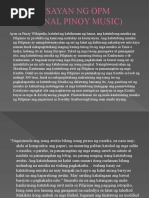 Balangkas NG Pagsusuri NG Awit | PDF