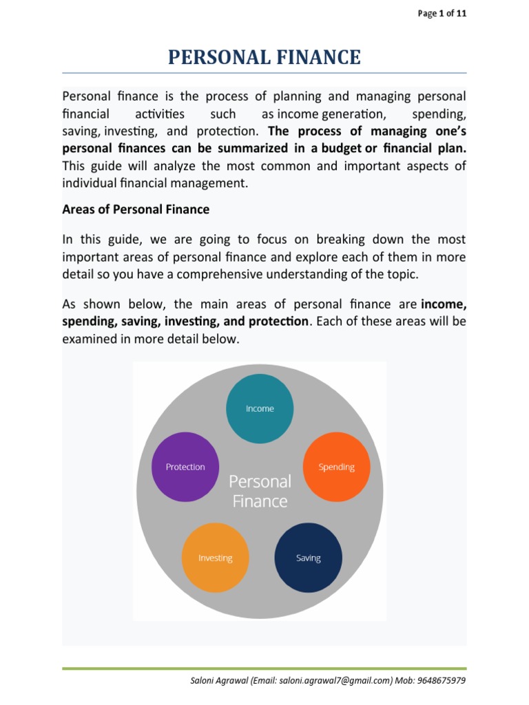 1 Managing Personal Finance | PDF | Saving | Personal Finance