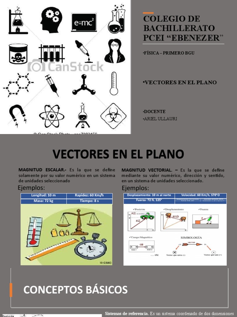 Vectores en el Plano: Conceptos Clave | PDF | Vector Euclidiano ...