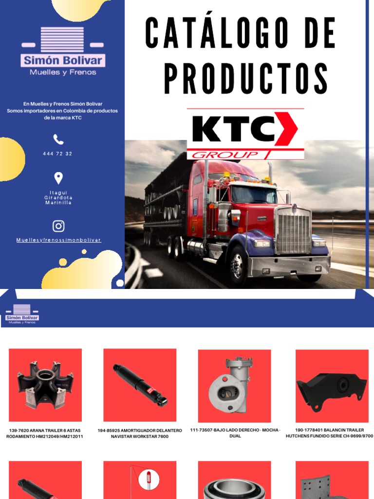Catalogo KTC | PDF | Tecnología de vehículos | Ingeniería mecánica
