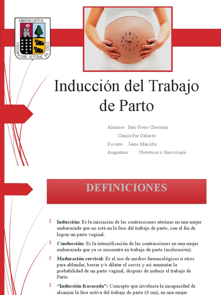 Inducción Del Trabajo de Parto | PDF | Parto | El embarazo