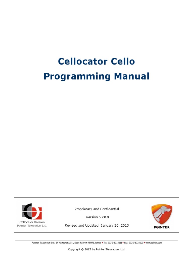 Cellocator Manual GPS | PDF | General Packet Radio Service | Global ...