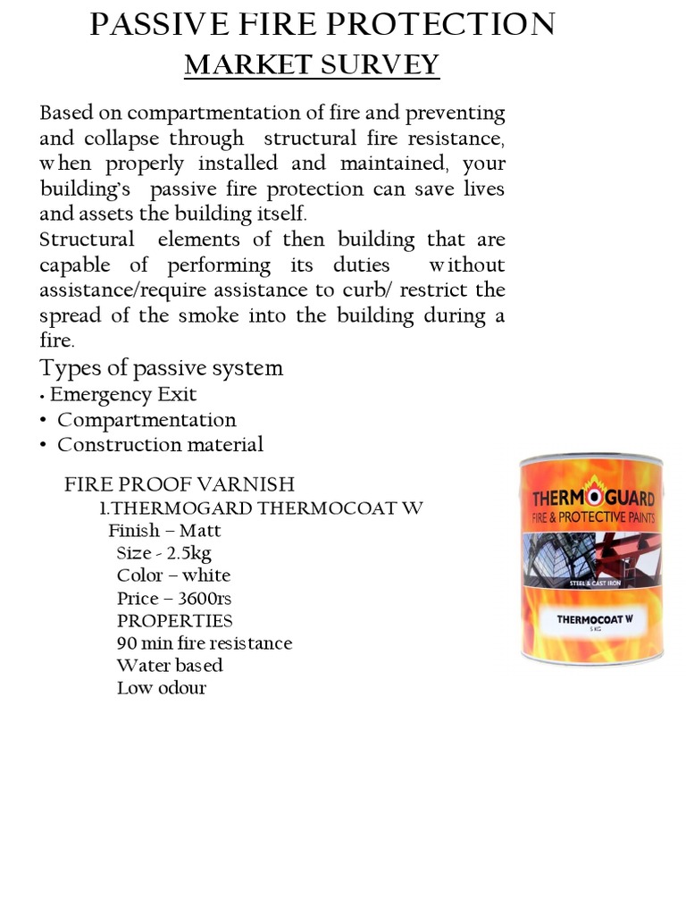 Passive Fire Protection | PDF | Fires | Door