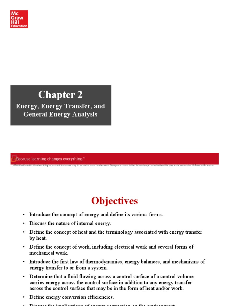 Energy, Energy Transfer, and General Energy Analysis | PDF | Heat | Mechanics