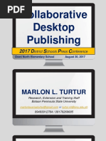 Collaborative Desktop Publishing | PDF | News | Page Layout