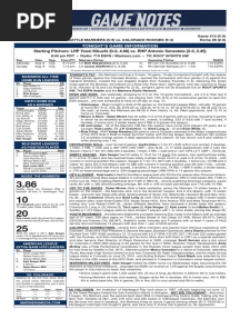 Baseball Documents & PDFs | Scribd