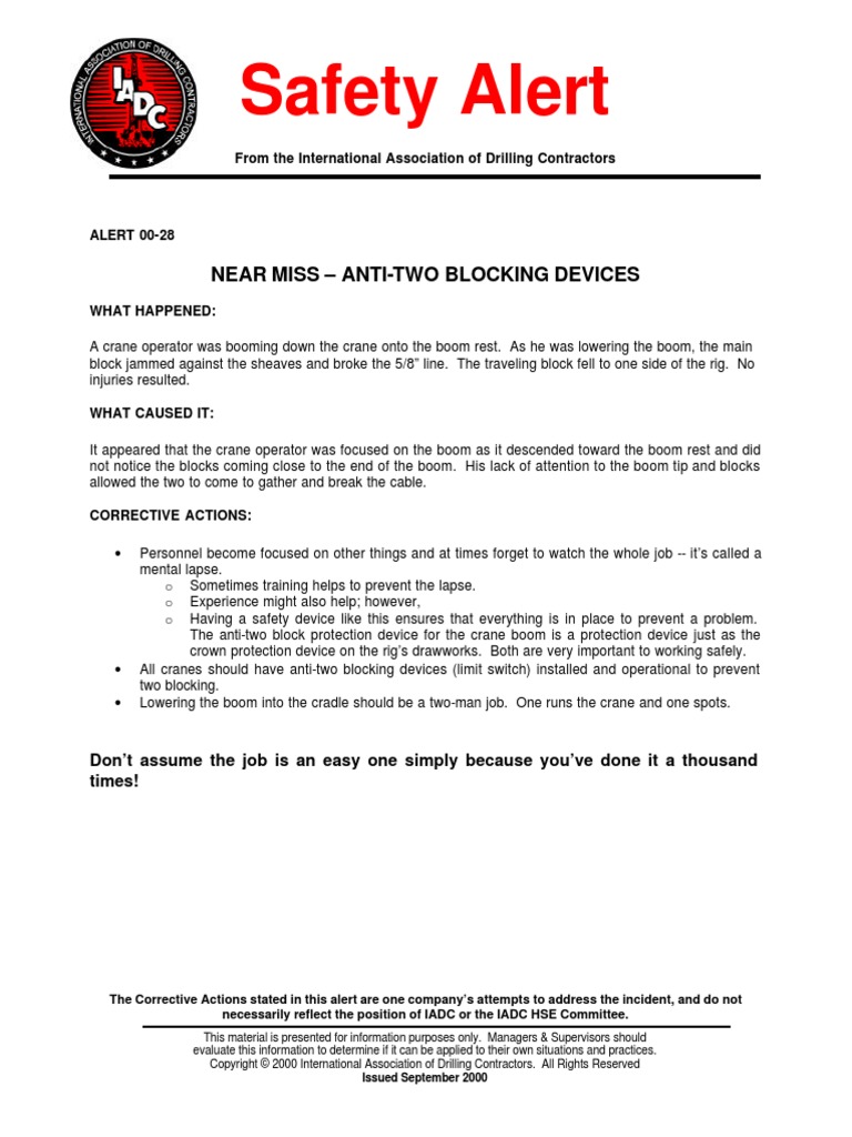 Nearmiss - Anti Two - Blocking Device | PDF