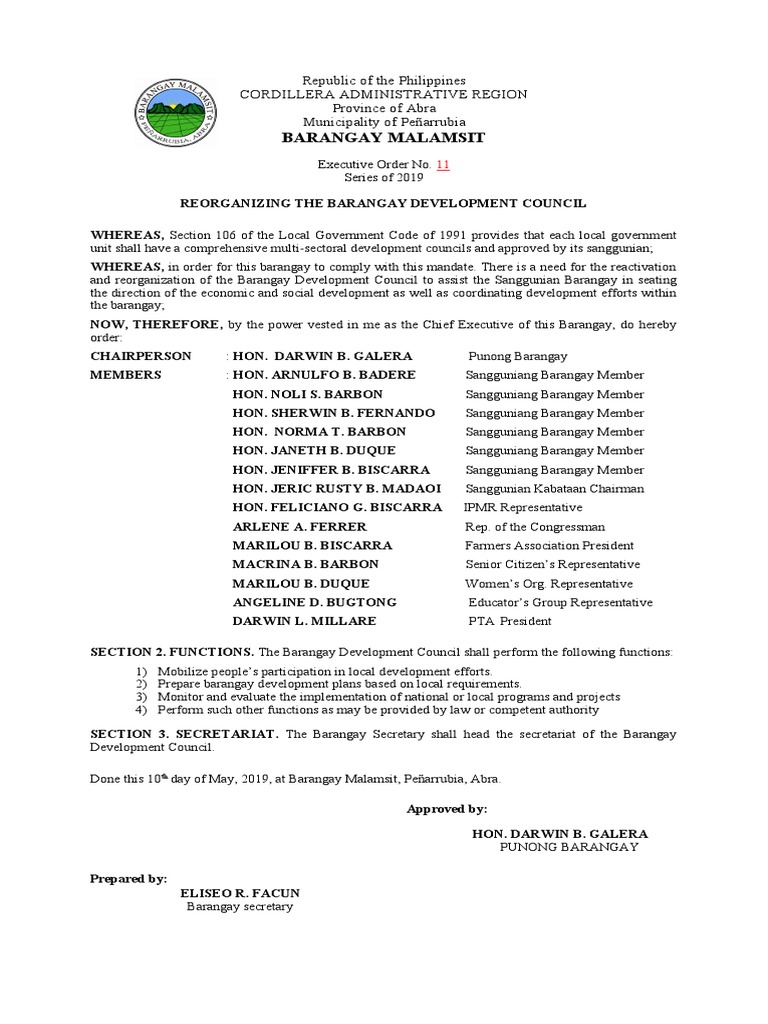 Eo BDC | PDF | Government | Justice