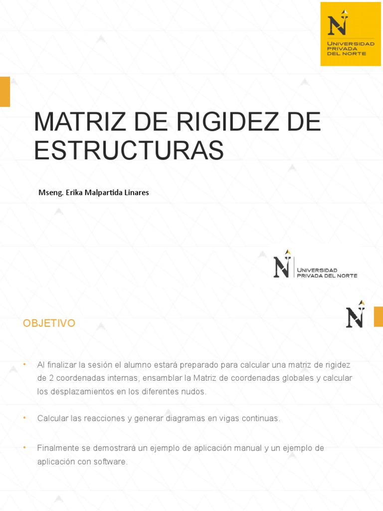 Metodo de Rigidez | PDF | Rigidez | Matriz (Matemáticas)