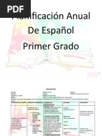 Evaluación Primer Grado BI Español | PDF | Artes del lenguaje y disciplina