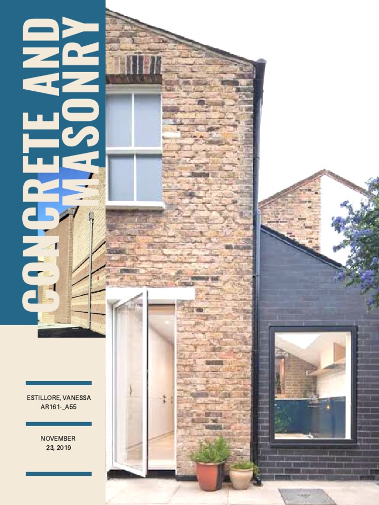 Concrete And Masonry Pdf Concrete Mortar Masonry