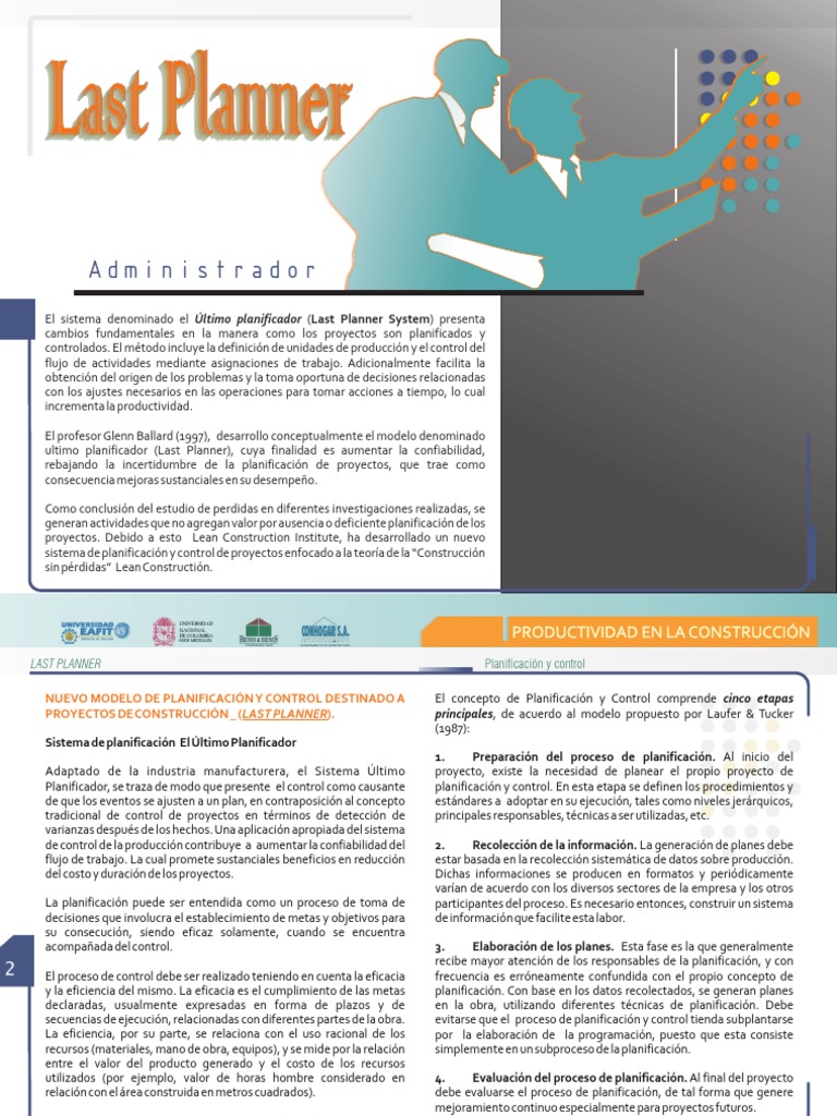 Manual Last Planner | PDF | Planificación | Toma de decisiones