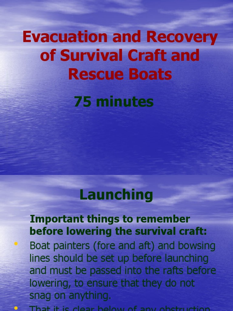 6 Evacuation and Recovery | PDF